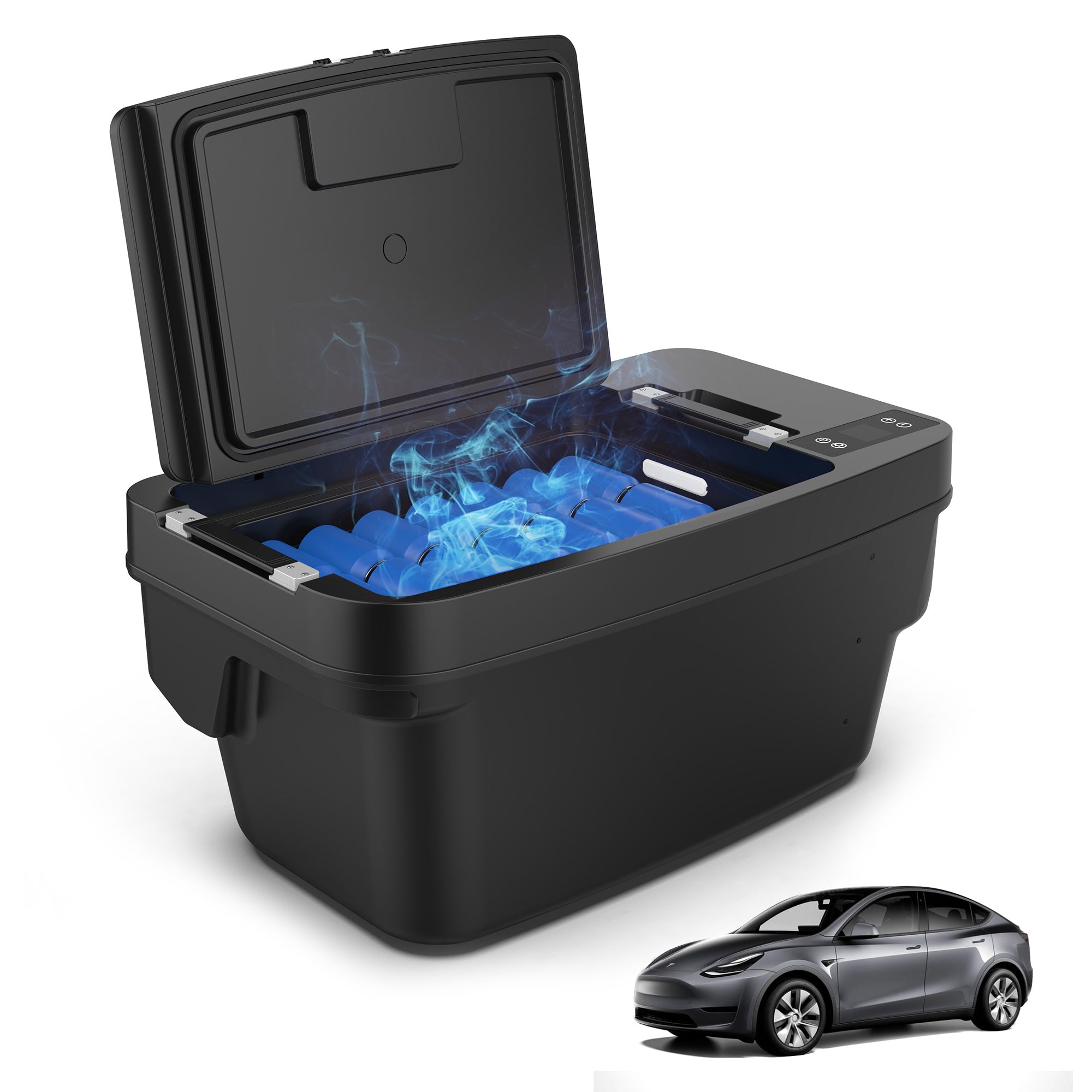 The Tesla Fridge - 35L Portable Freezer for Model Y Sub Trunk ...